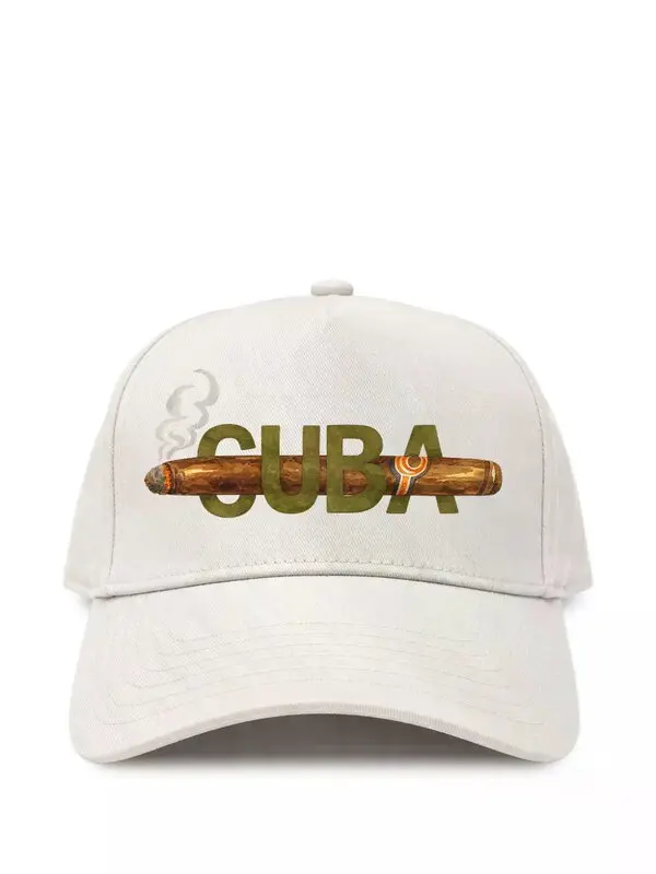 MELT Graphic Print Baseball Cap - Neutrals