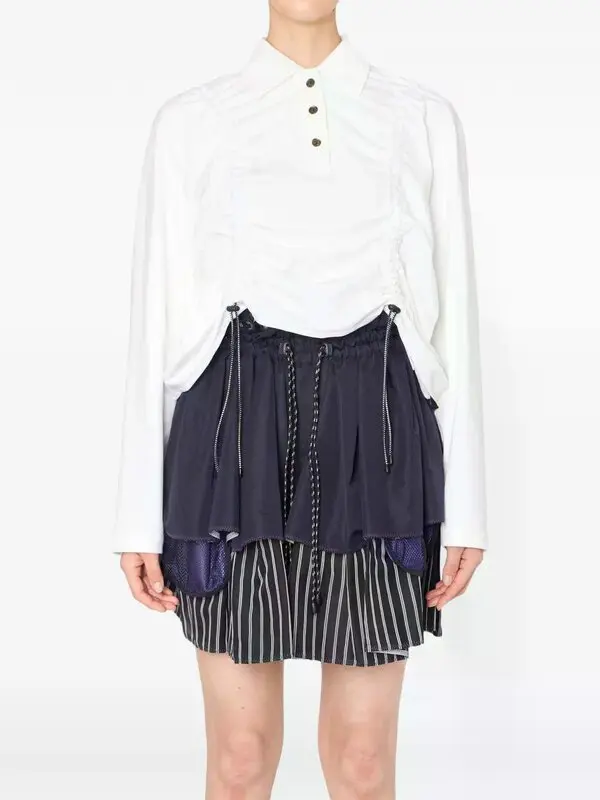 Kolor Gathered Polo Top