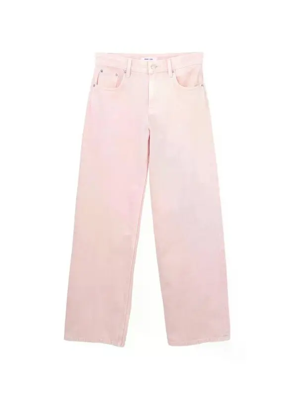 Helmut Lang Classic Five Pockets Wide-leg Jeans - Pink