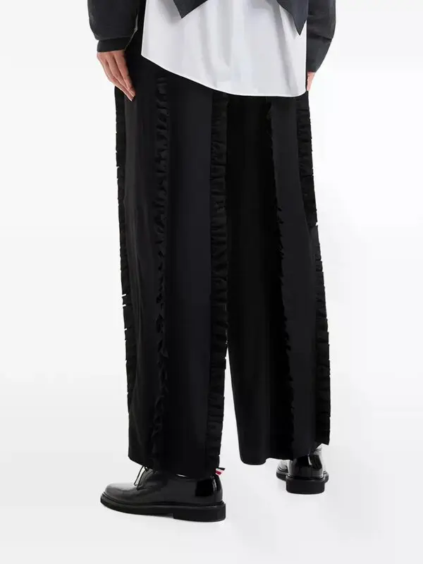 ENFOLD Ruffle-trimmed Trousers