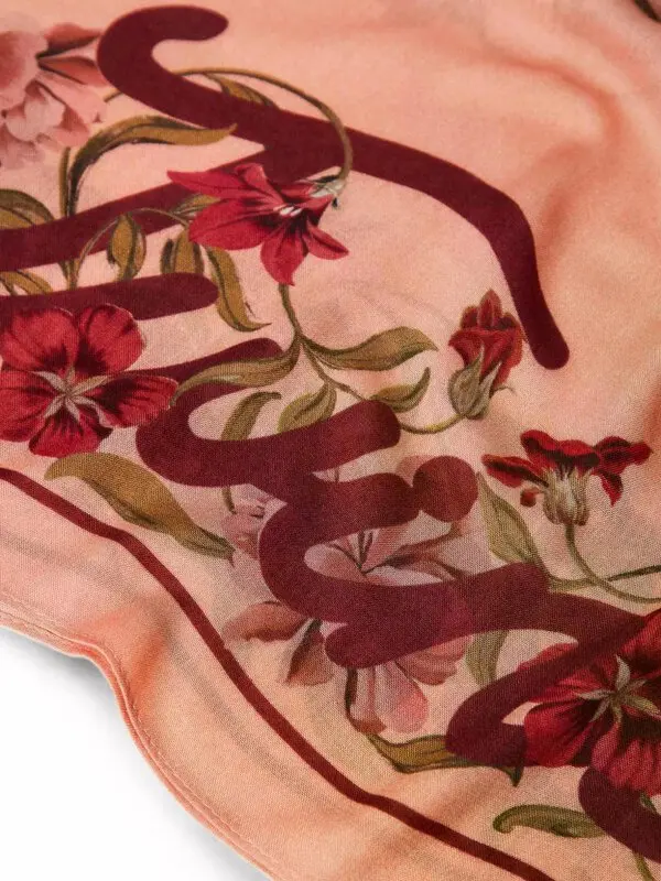 TWINSET Floral-print Kefiah