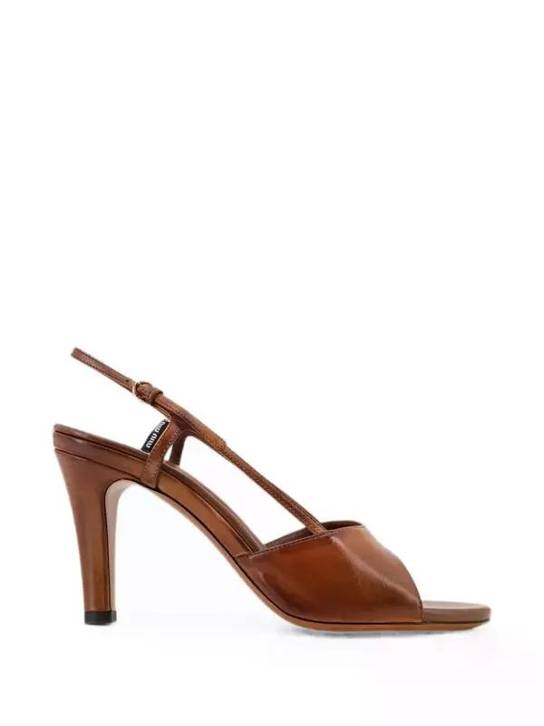 Miu Miu Leather Sandals