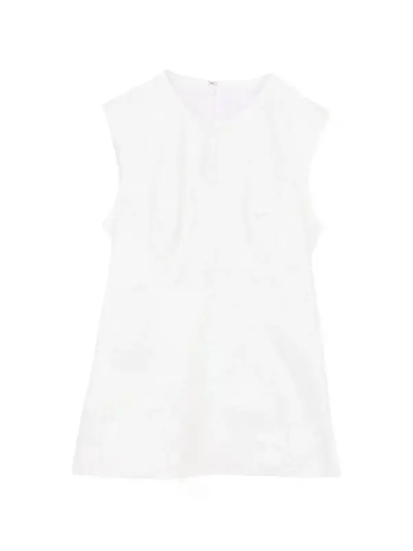 ENFOLD Crinkled Sleeveless Top