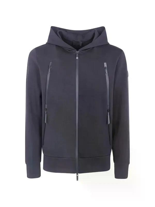 Moncler Cotton Blend Full Zip Hoodie