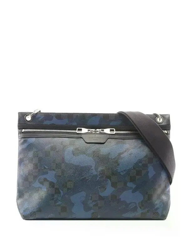 LOUIS VUITTON Damier Cobalt Camouflage Hunter Crossbody Bag
