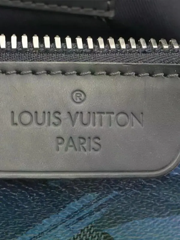 LOUIS VUITTON Damier Cobalt Camouflage Hunter Crossbody Bag
