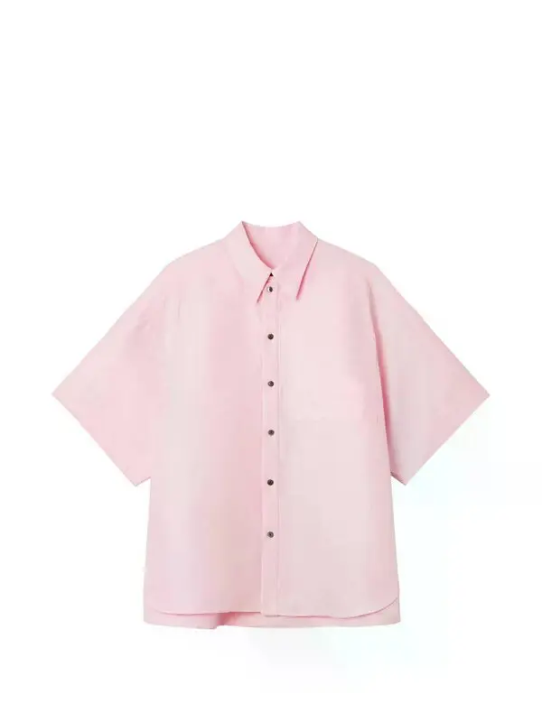ENFOLD Chest-pocket Oversized Short-sleeved Shirt