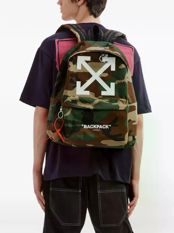 Off-White Arrows Camouflage-print Backpack
