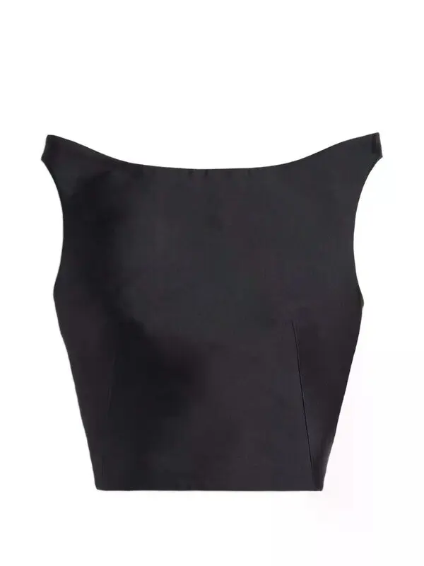 JIL SANDER Sleeveless Silk-blend Top