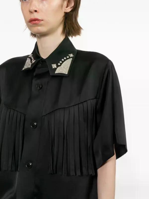 Toga Embellished Fringe Detail Shirt