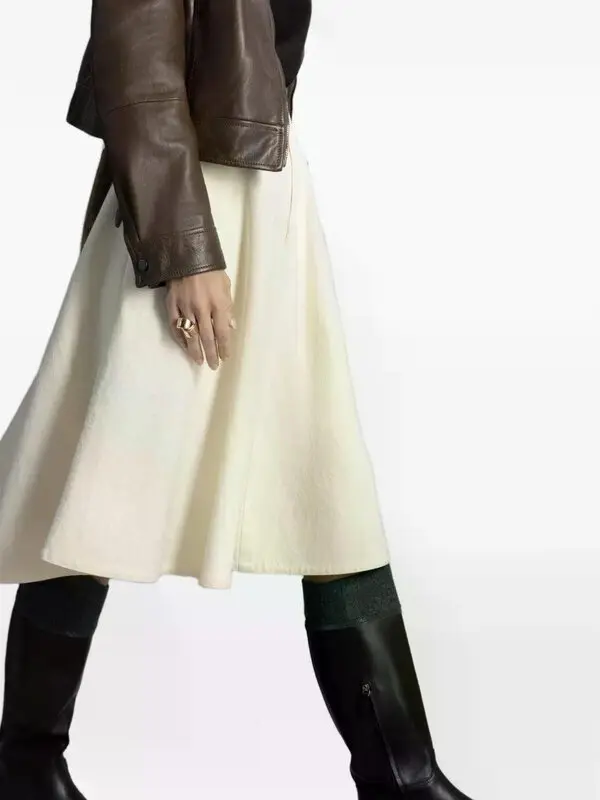 Brunello Cucinelli Monili-trim Leather Riding Boots