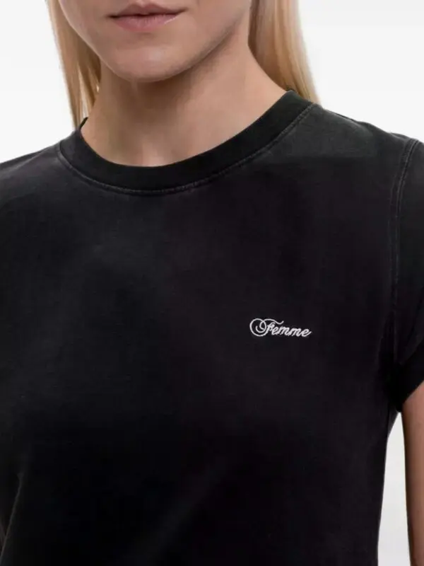 Vetements Embroidered Logo T-shirt