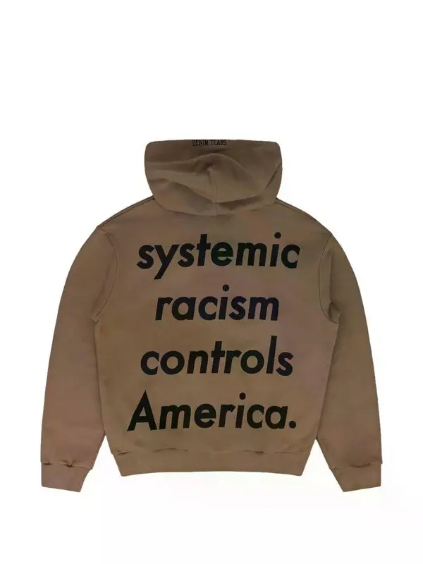 DENIM TEARS X Arthur Jafa Graphic-print Drawstring Hoodie