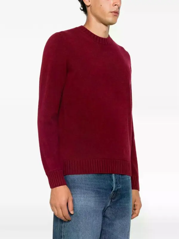 MAGAZZINO RICAMBI Ribbed-trim Crew Neck Sweater