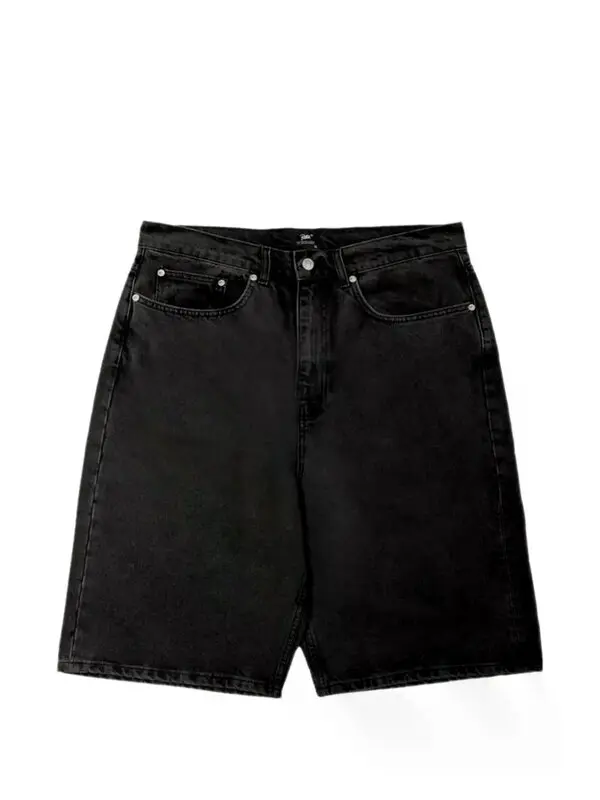 PATTA Whiskers Logo-appliqué Denim Shorts