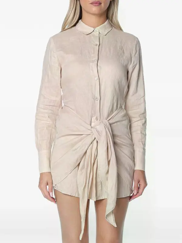 MC2 SAINT BARTH Linen Shirt Dress