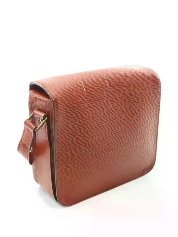 LOUIS VUITTON 1990 Cartesier Epi Shoulder Bag