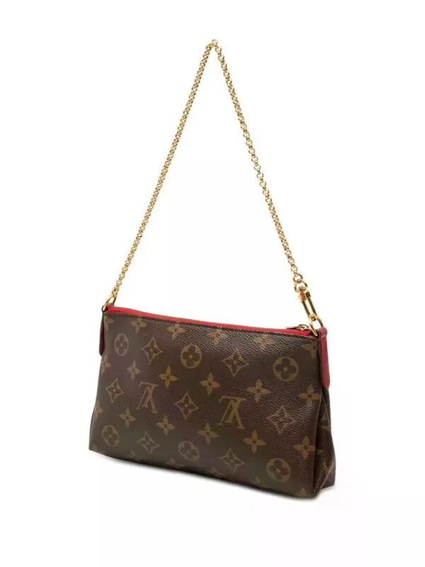 LOUIS VUITTON Monogram Pallas Clutch Satchel