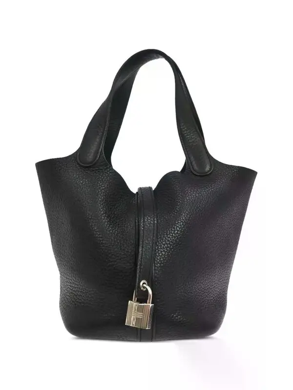 Hermès 2023 Picotin Lock Tote Bag - Black