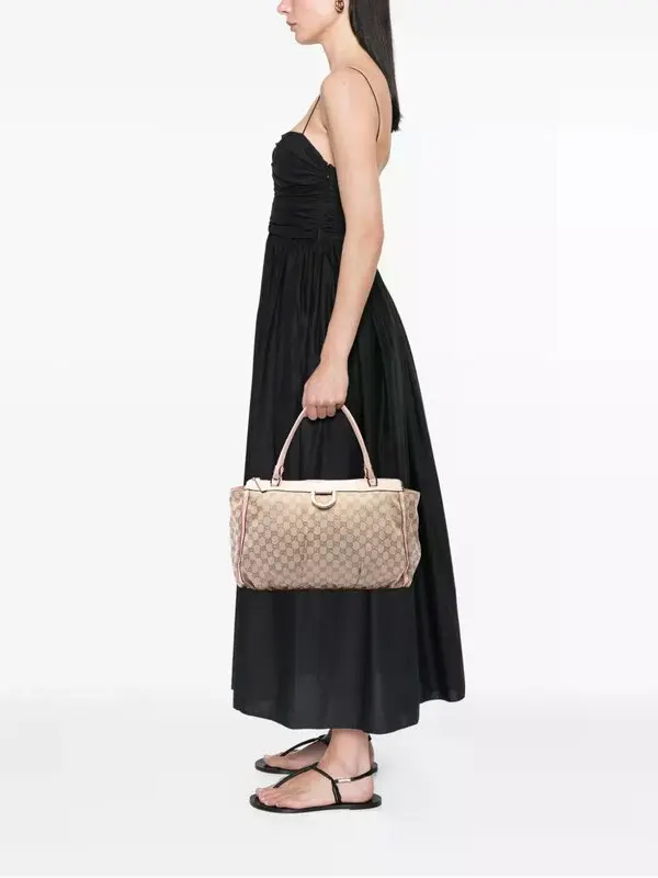 Gucci Gg Canvas Abbey D Ring Tote Bag