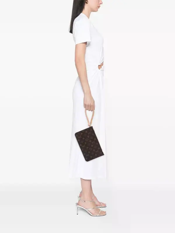 LOUIS VUITTON 2013 Monogram Neverfull Mm Pouch Clutch Bag