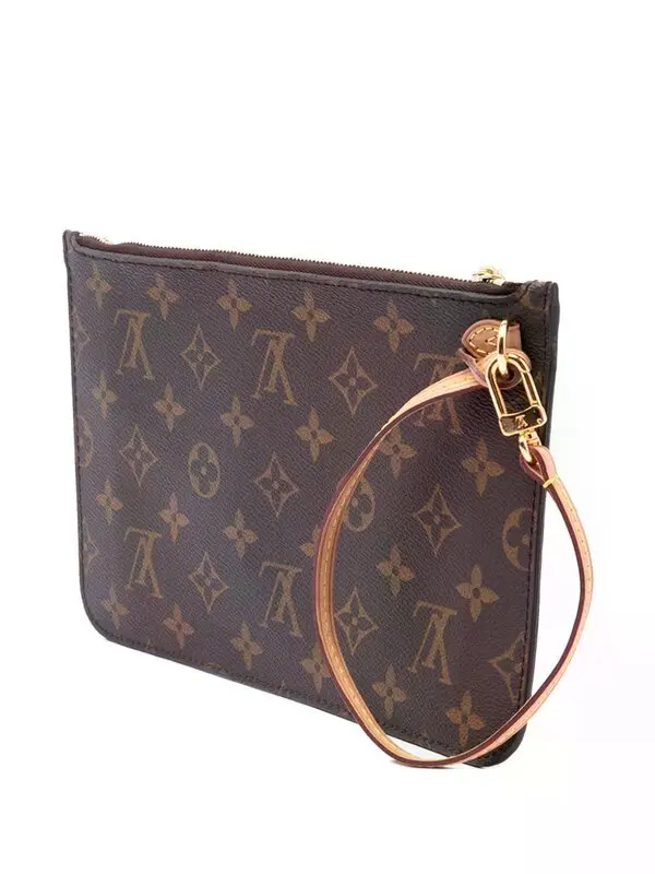 LOUIS VUITTON 2013 Monogram Neverfull Mm Pouch Clutch Bag