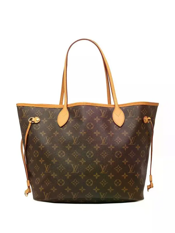 LOUIS VUITTON 2014 Monogram Neverfull Mm Tote Bag - Brown