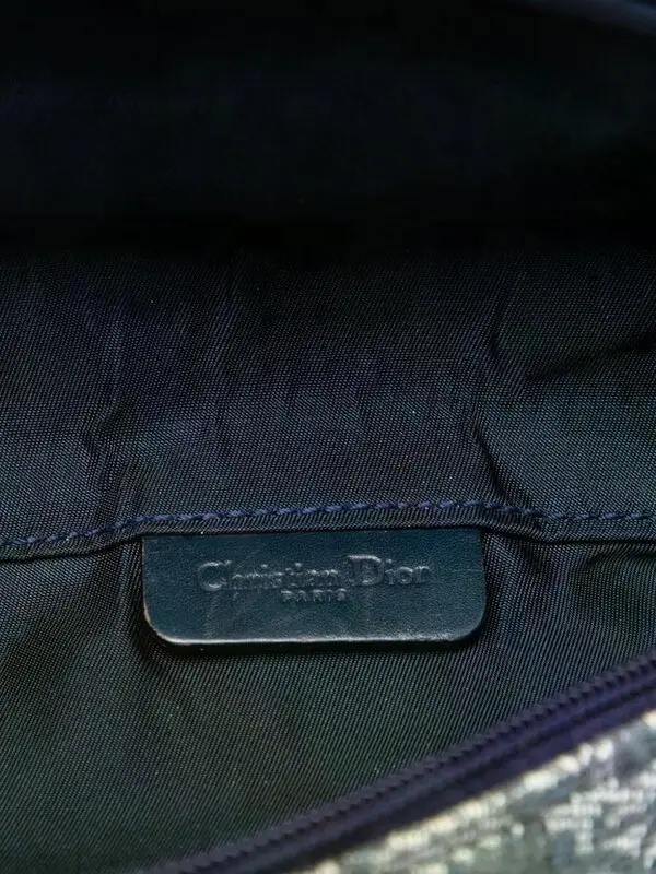 Dior 2000 Diorissimo Canvas Saddle Pouch