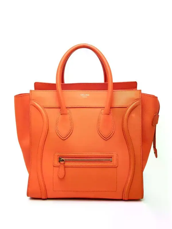 Celine 2012 Mini Leather Luggage Tote Bag