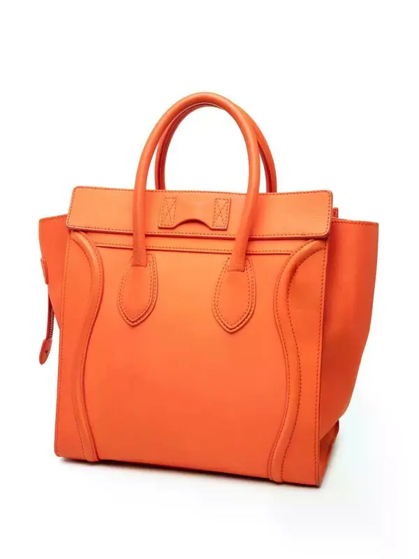 Celine 2012 Mini Leather Luggage Tote Bag