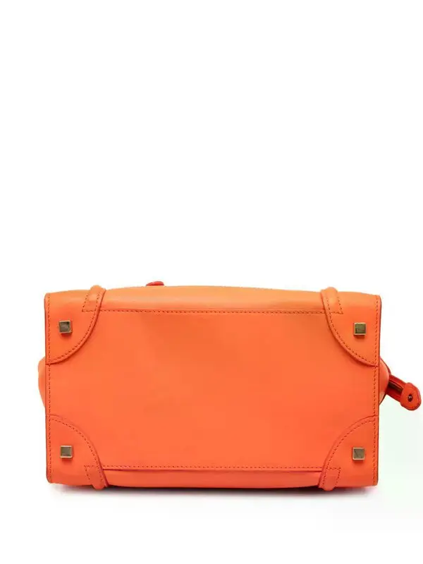Celine 2012 Mini Leather Luggage Tote Bag