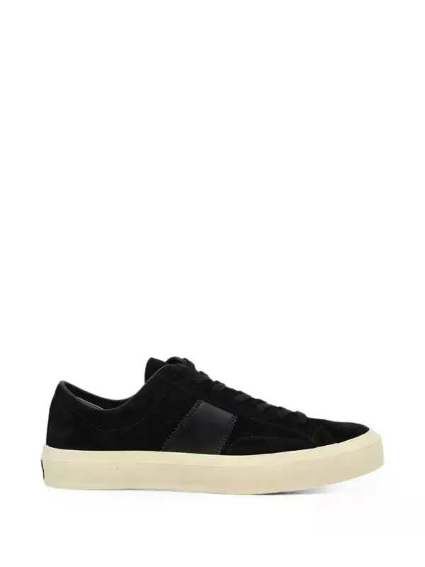 TOM FORD Suede Leather-panel Sneakers