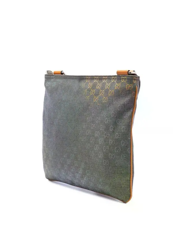 Gucci Gg Supreme Crossbody Bag - Grey