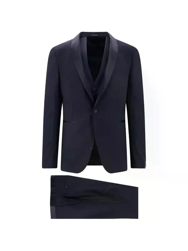 Tagliatore Wool Tuxedo Suit