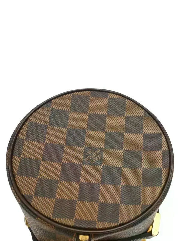 LOUIS VUITTON 2004 Papillon Damier Ebene Canvas Tote Bag