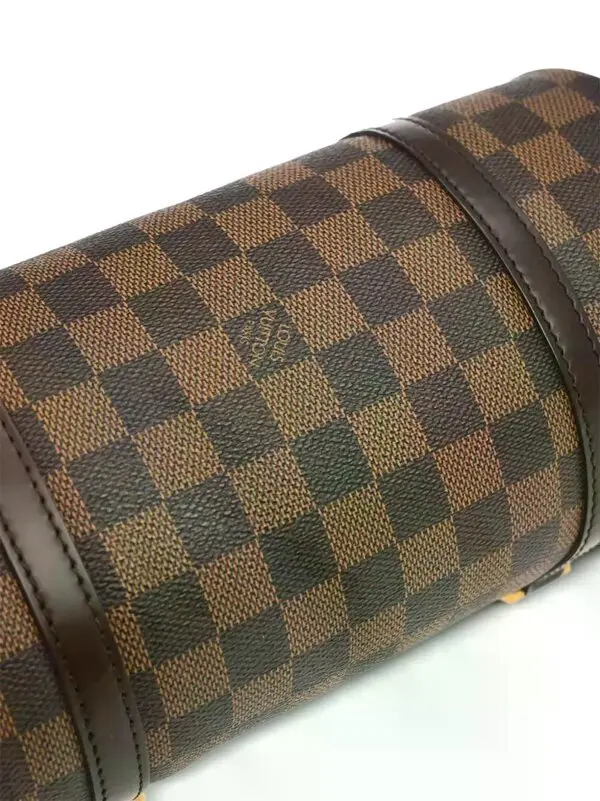LOUIS VUITTON 2004 Papillon Damier Ebene Canvas Tote Bag