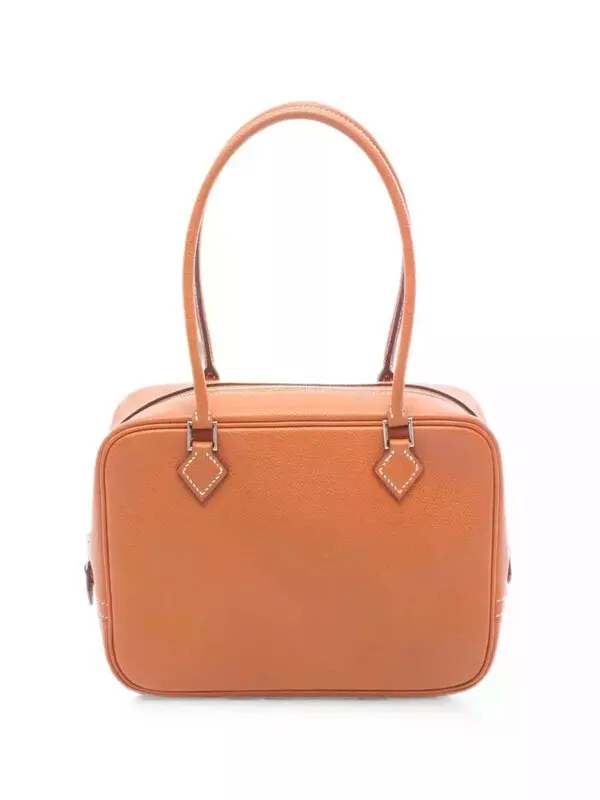 Hermès 2005 Mini Plume 20 Leather Handbag - Brown