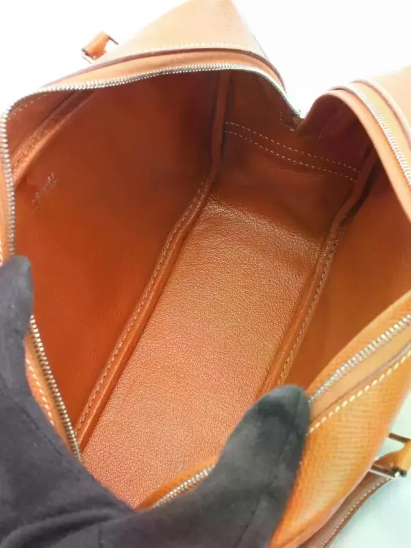 Hermès 2005 Mini Plume 20 Leather Handbag