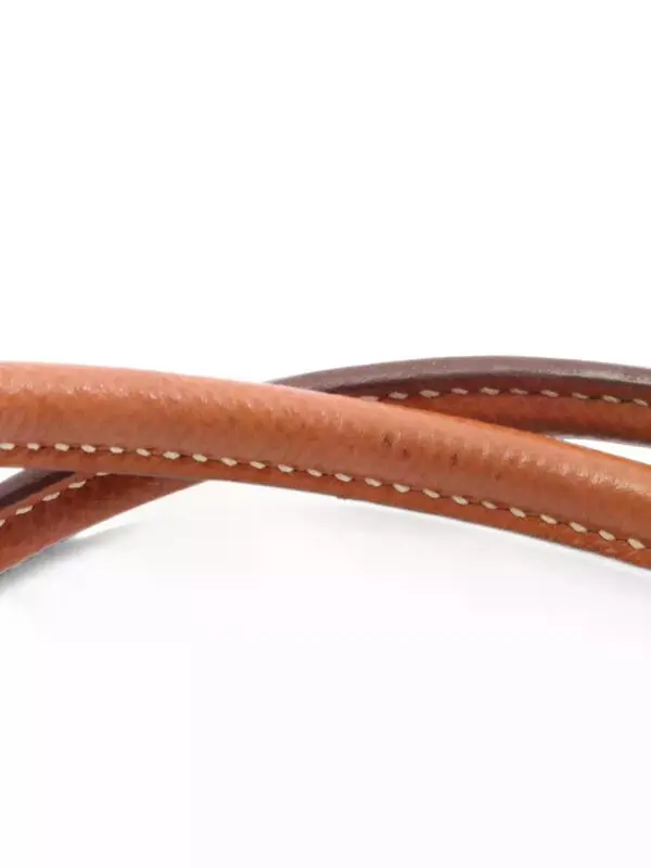 Hermès 2005 Mini Plume 20 Leather Handbag