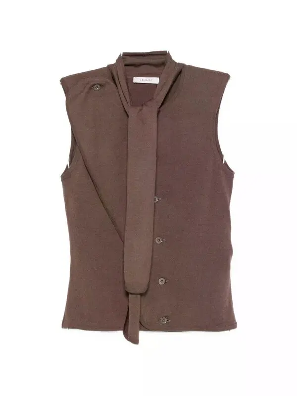 LEMAIRE Sleeveless Top - Brown