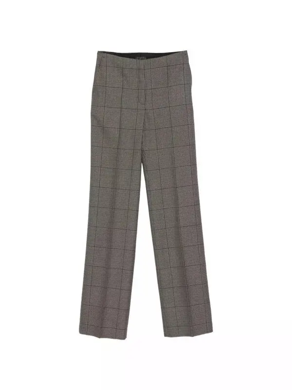 MUGLER Houndstooth-pattern Tailored Trousers