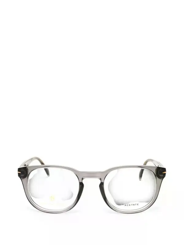 DB EYEWEAR BY DAVID BECKHAM Square Frame Glasses - Grey