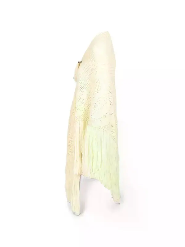 CHIARA IS Peonia Fringed Crochet Scarf