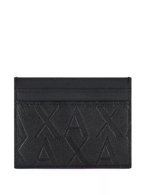 Armani Exchange Logo-debossed Cardholder