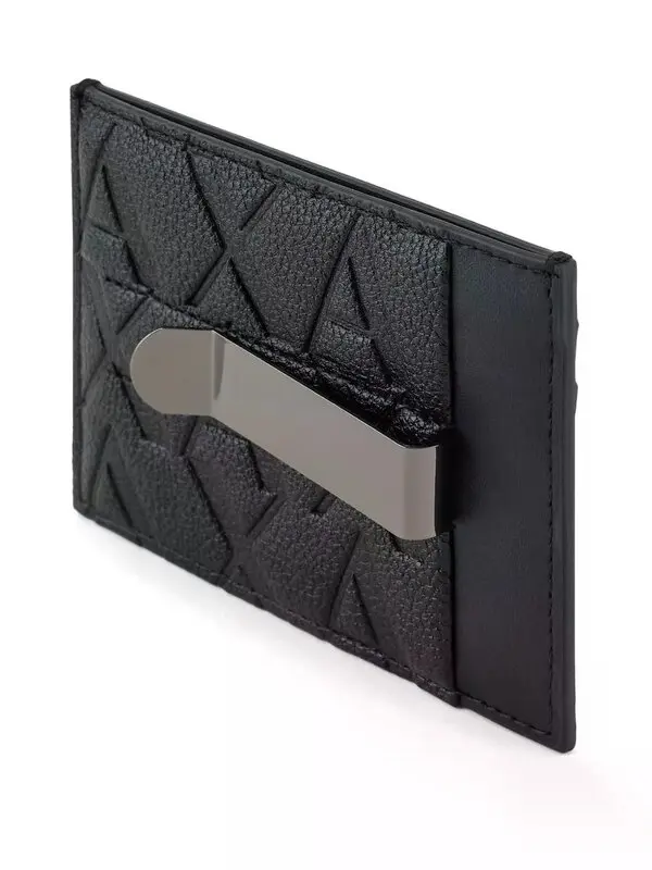 Armani Exchange Logo-debossed Cardholder
