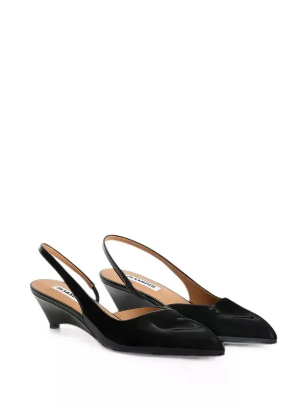 JIL SANDER Pointed-toe Slingback Pumps