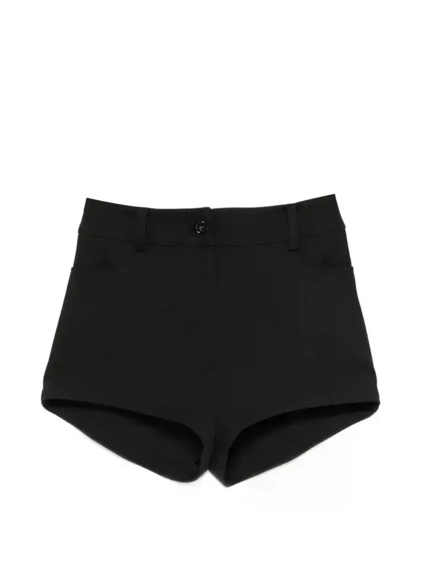 THE FRANKIE SHOP Belt-loops Shorts - Black