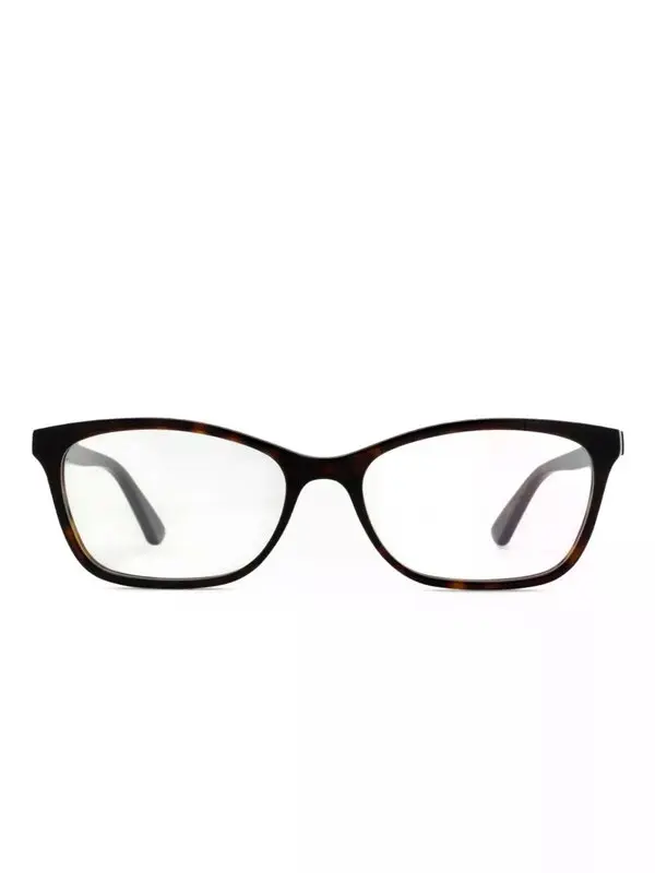 Gucci Tortoiseshell Rectangle Eyeglasses - Brown