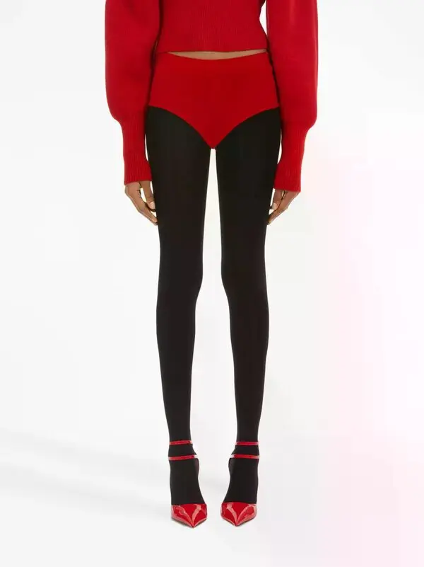 FERRAGAMO High-waisted Ribbed Shorts