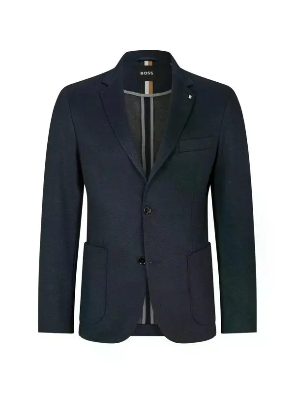 Hugo Textured Single-breasted Blazer